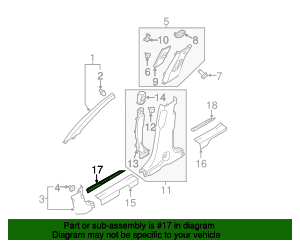 2013-2019 Hyundai Step Plate 85873-B8000-NBC | OEM Parts Online