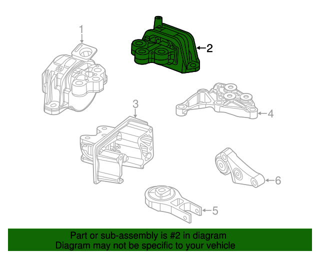 2017-2020 Fiat 500L Side Mount 68277885AA | TascaParts.com