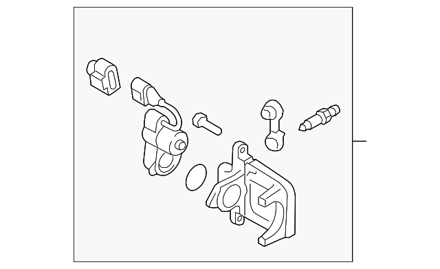 2008-2012 Audi Disc Brake Caliper 8K0-615-403-B | Audi USA Parts
