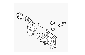 8K0-615-403-E - Disc Brake Caliper 2012-2017 Audi | AutoNationParts.com