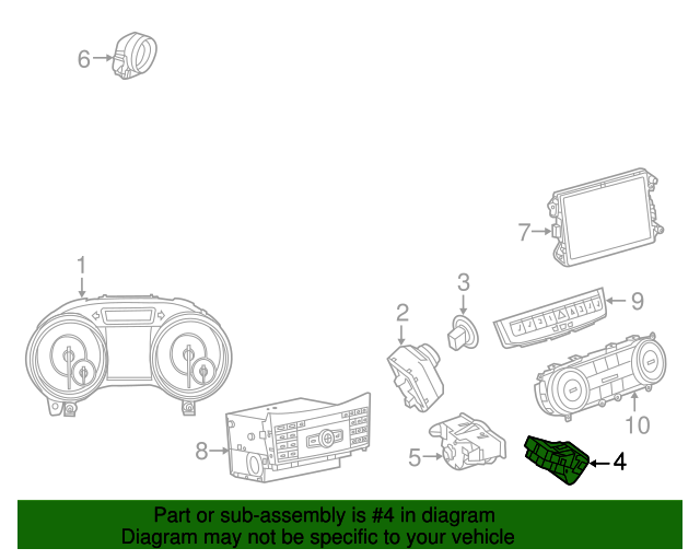 2012-2021 Mercedes-Benz Switch Block 246-905-04-51-9107 | Mercedes-Benz ...
