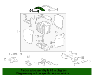 2014-2019 Toyota Highlander Upper Trim 58833-0E060-B0 | Toyota Parts Center