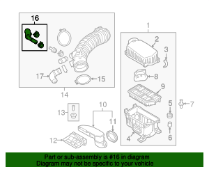 26710-2B700 - Breather Tube 2014-2016 Kia | Kia.Parts Store
