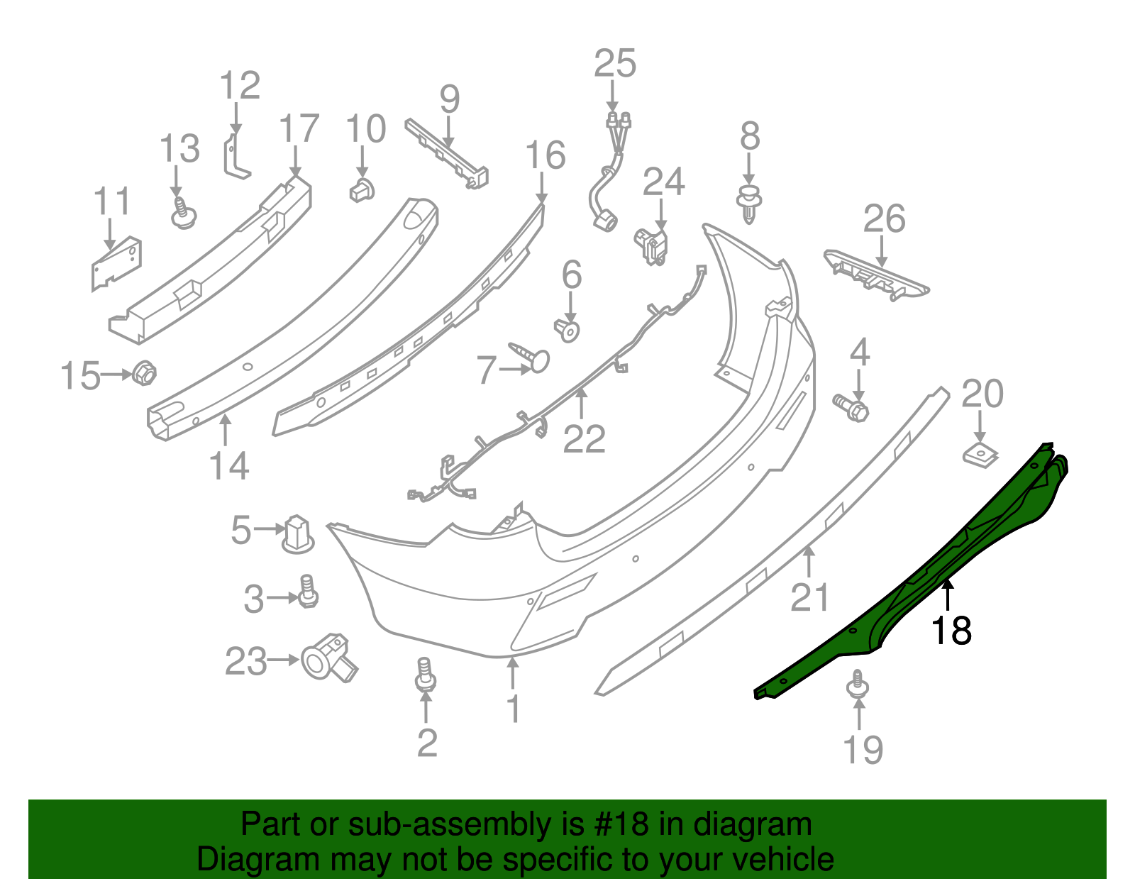 2013-2016 Nissan Pathfinder Lower Cover 85010-3KA0A | OEM Parts Online
