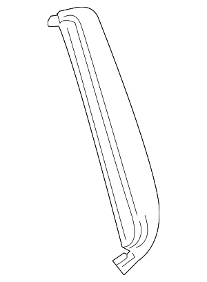 2020-2024 GMC Rear Driver Side Door Window Frame Rear Applique 84692178 ...