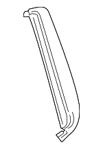 2020-2024 GMC Rear Passenger Side Door Window Frame Rear Applique ...