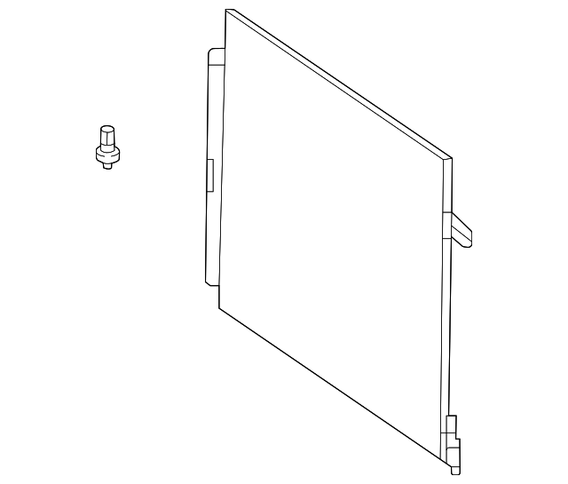 167-500-12-00 - A/C Condenser 2019-2023 Mercedes-Benz | Mercedes-Benz ...