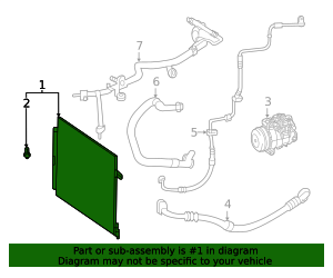 2019-2024 Mercedes-Benz Condenser Assembly 1675001200 | AutoNationParts.com