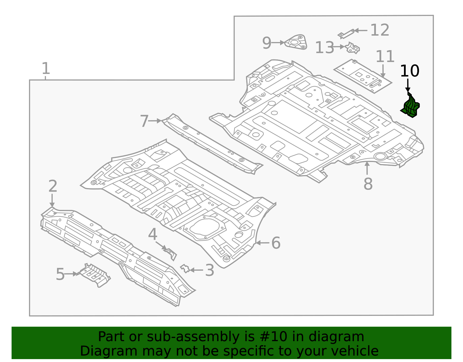 2021-2023 Hyundai Santa Fe Rear Reinforced 65652-S1500 | Hyundai ...
