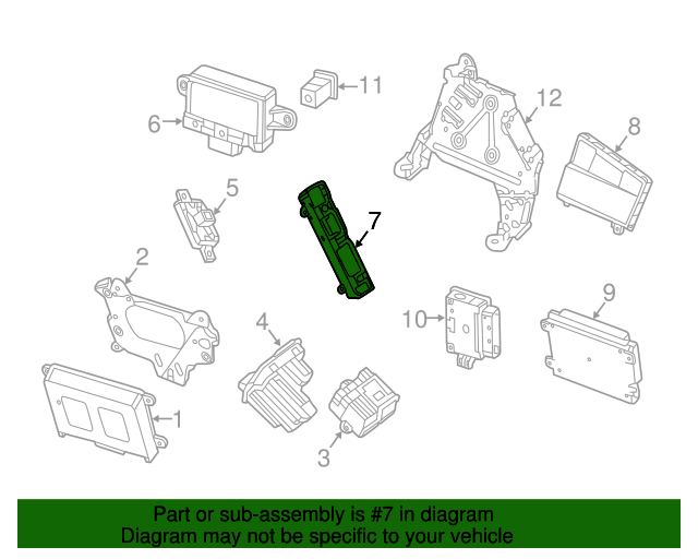 246-900-92-12 - Liftgate Control Module 2015-2018 Mercedes-Benz ...