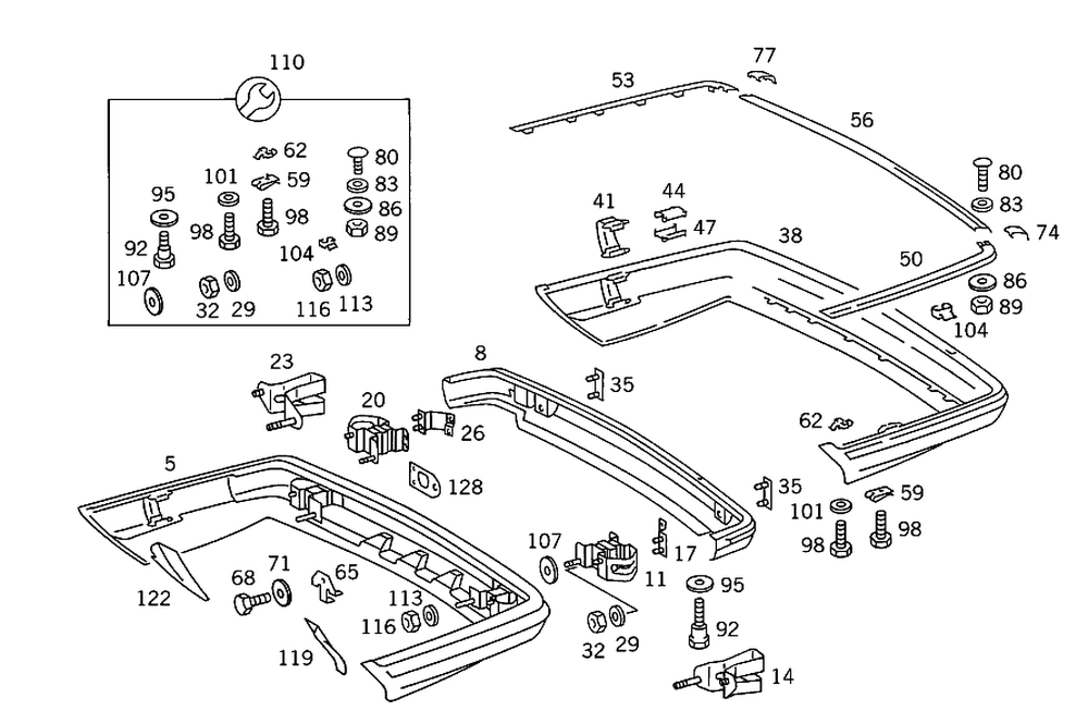 304017-005002 - Hexagon Head Bolt 1954-2020 Mercedes-Benz | Mercedes ...
