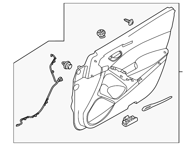 2021 Mazda 6 Door Trim Panel GRF5-68-420F-2A | Florida Mazda Parts