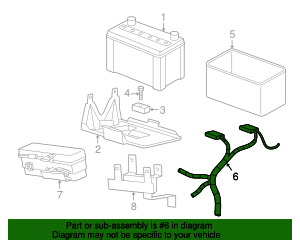 2006 Mazda B2300 Battery Cable Harness 1F91-67-080 | RealMazdaParts.com