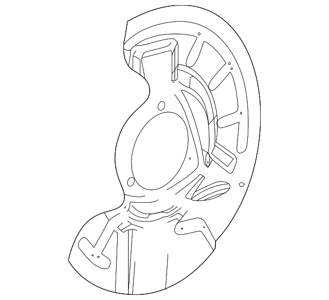 84363065 GM Front Passenger Side Brake Shield | GM Parts Store