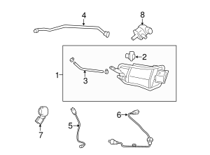 2004-2024 Toyota Leak Detection Pump Sub-Assembly, Charcoal Canister ...