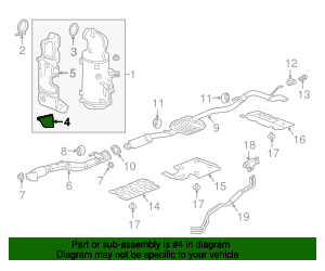 2017-2019 GM Catalytic Converter Gasket 55570081 | GMPartsDirect.com