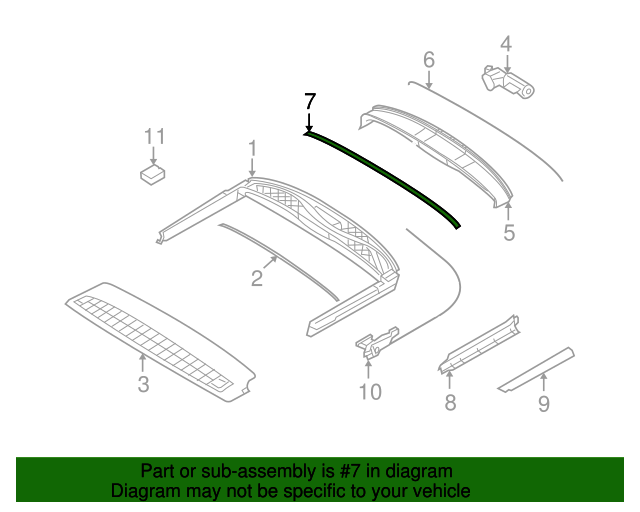 2009-2015 Mini Cooper Protect Strip 54-34-2-758-083 | Mini Parts Direct