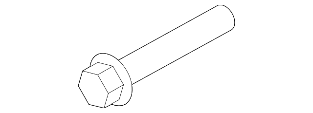 2009-2024 Audi Vibration Damper Bolt WHT-009-475 | Genuine Audi Parts