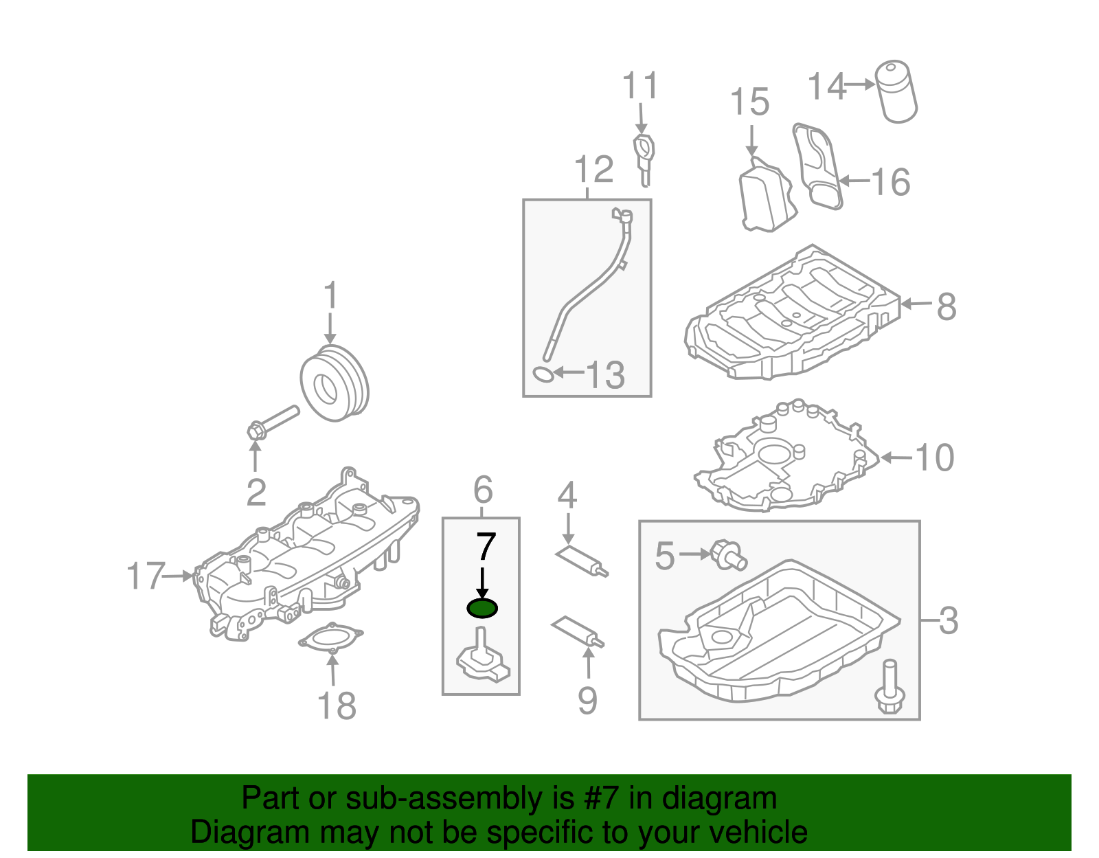 2008-2024 Audi Level Sensor O-Ring 038-103-196-B | Audi OEM Parts Online