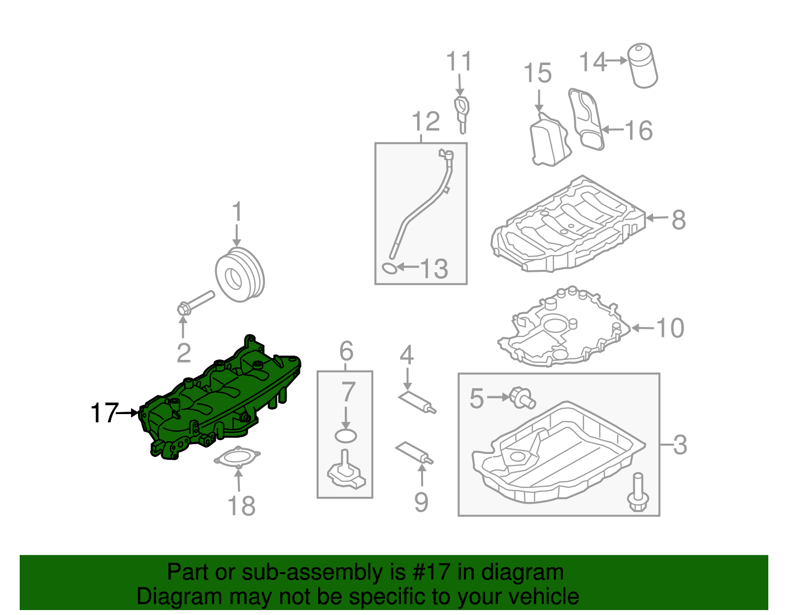 2009-2017 Audi Intake Manifold 06H-133-201-AR | Retail Performance Auto ...
