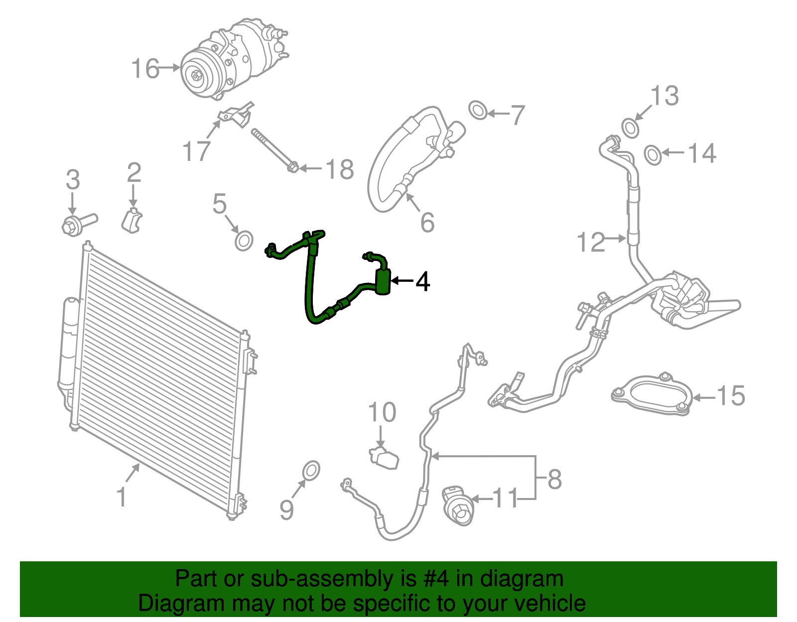 2013-2023 Land Rover Discharge Hose LR072184 | LandRoverParamusParts
