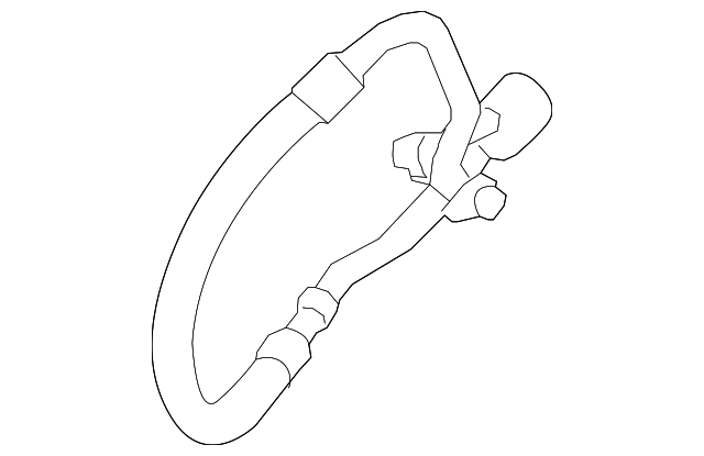 2013-2023 Land Rover A/C Refrigerant Suction Hose LR050807 | OEM Parts ...