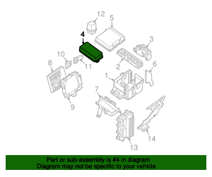 2020-2021 Nissan Frontier Relay Cover 24382-9BT0A | Nissan Parts Plus