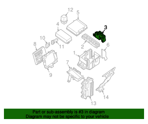 24381-C9900 - Fuse & Relay Box 2003-2024 Nissan | Nissan Parts ...