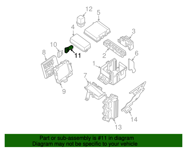 2005-2021 Nissan Fusible Link 24370-C9902 | OEM Parts Online