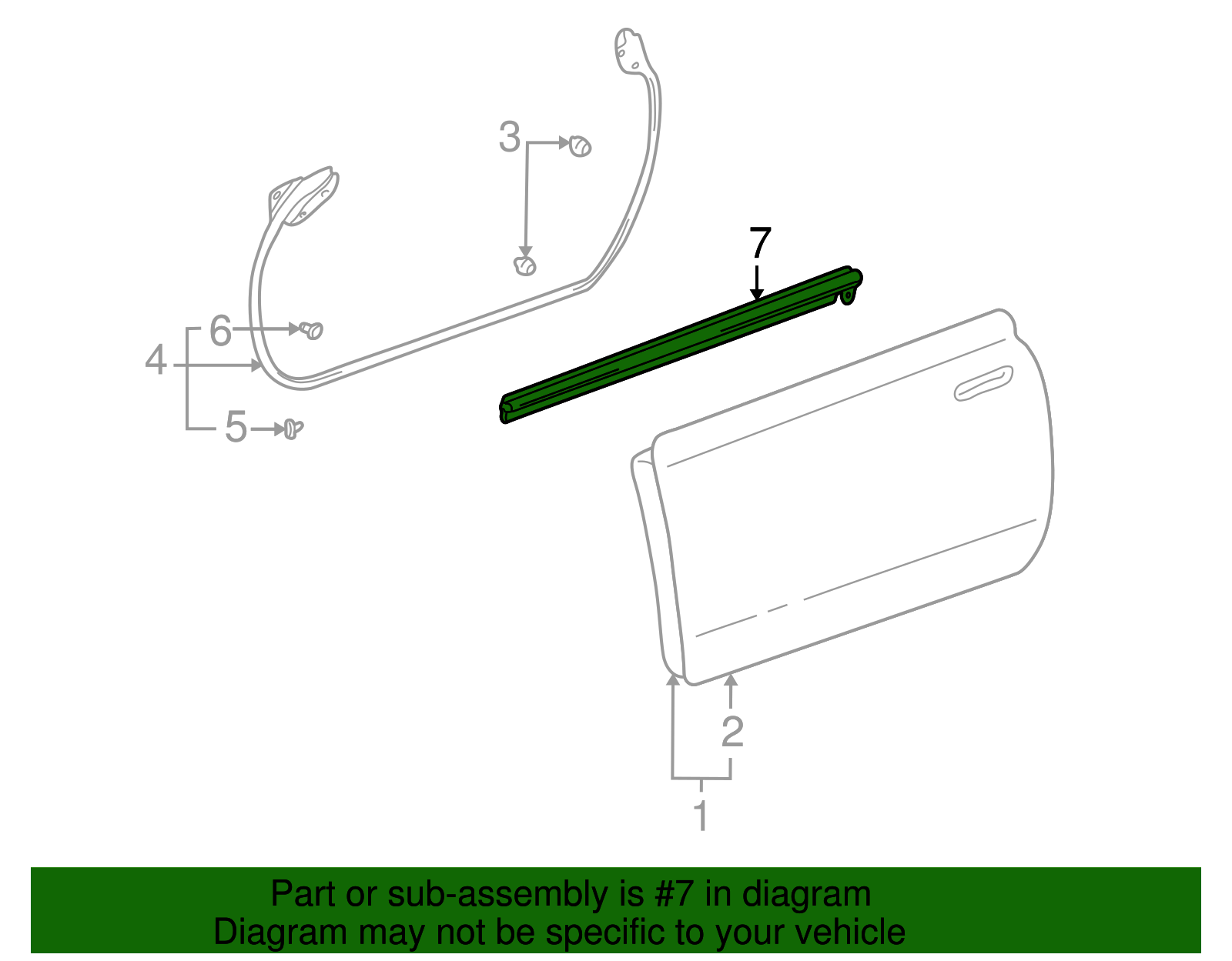 75712-17032 - 2000-2005 Toyota MR2 Spyder - Belt Weather-Strip | Sparks ...