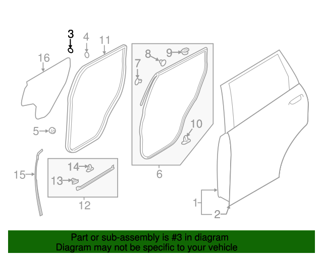 2008-2024 Mitsubishi Outer Panel Plug MU670001 | Mitsubishi Parts ...