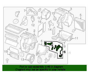 D651-61-A30 - Linkage Assembly 2011-2014 Mazda 2 | Florida Mazda Parts