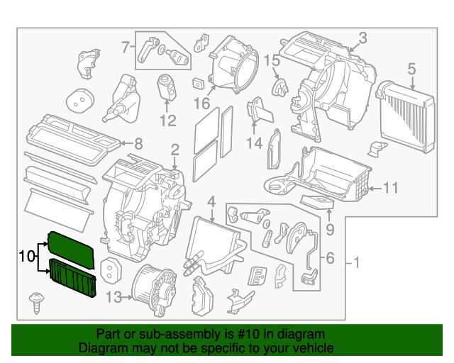 2011-2014 Mazda 2 OEM NEW 2011-14 Mazda 2 Sport Touring Cabin Air ...