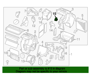 2011-2014 Mazda 2 Refrigerant Temp Sensor DR61-61-J22 | Florida Mazda Parts