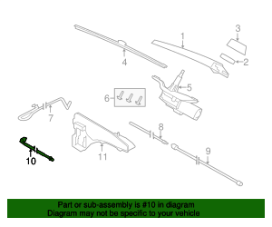 2014-2018 BMW X5 Washer Hose 61667329178 | OEM Parts Online