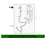 2018-2025 GM Tail Lamp Retainer 84221533 GM | GMPartsDirect.com