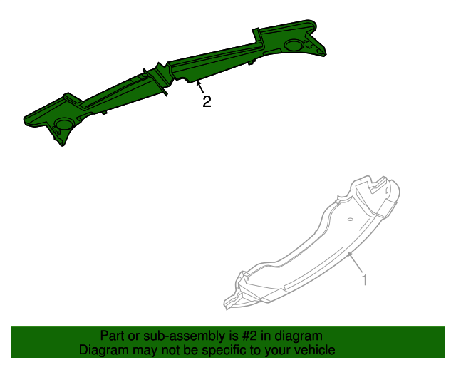 2012-2023 Dodge Challenger Under Hood Appearance Pane - Passenger Side ...