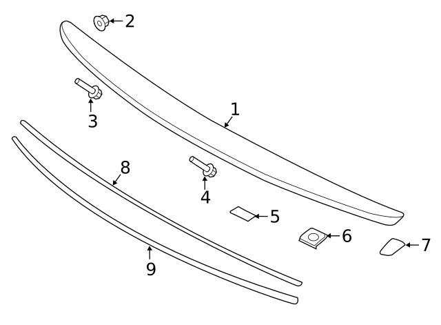 2016-2020 Kia Optima Spoiler 87251-D5000 | OEM Parts Online
