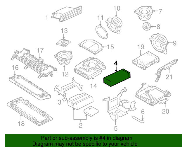 65-12-2-622-677 - Radio Amplifier - 2012 BMW | Buy BMW Parts Now