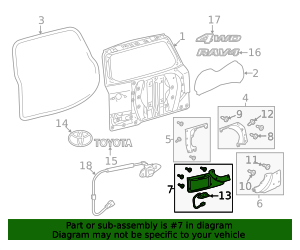 76806-0R901 - Door Molding 2012 Toyota RAV4 | AutoNationParts.com
