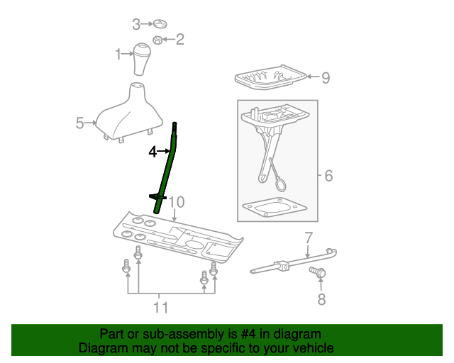 2002-2012 Mopar Transfer Case Shifter Lever 5080227AA | TascaParts.com