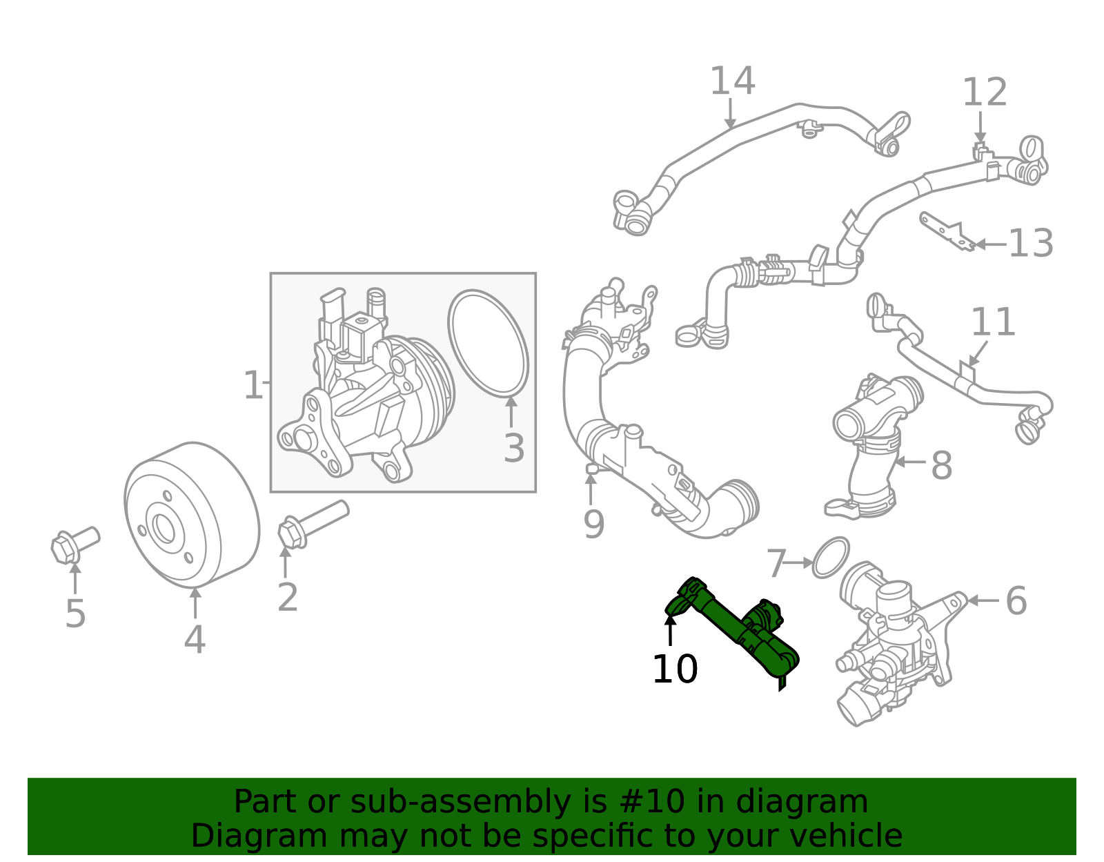LR155605 - High-Quality Radiator Coolant Hose for 2020-2023 Land Rover ...