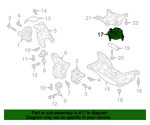 2017-2020 Audi Trans Mount 8W0-399-156-BH | OEM Parts Online