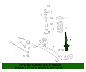 48530-02F90 - Strut Assembly - 2017-2019 Toyota Corolla | OEM Genuine ...