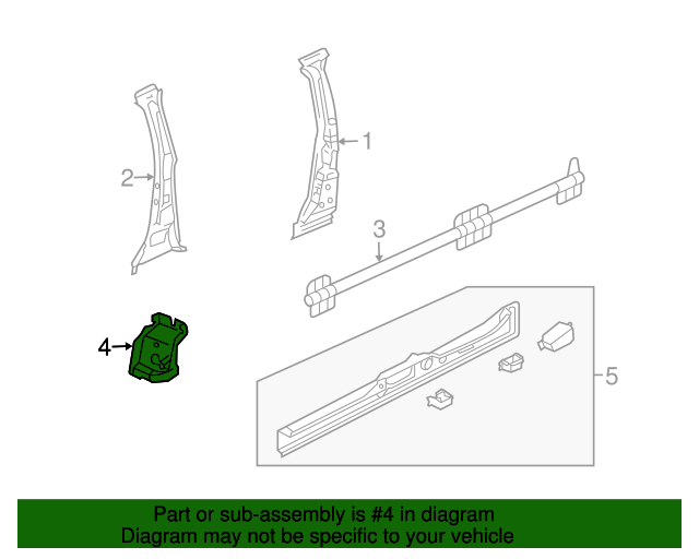 2003-2010 Porsche Cayenne Filler Plate 955-502-221-01-GRV | Gaudin ...