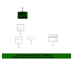 2007-2009 Hyundai Santa Fe AC Label 97699-0W000 | QuirkParts