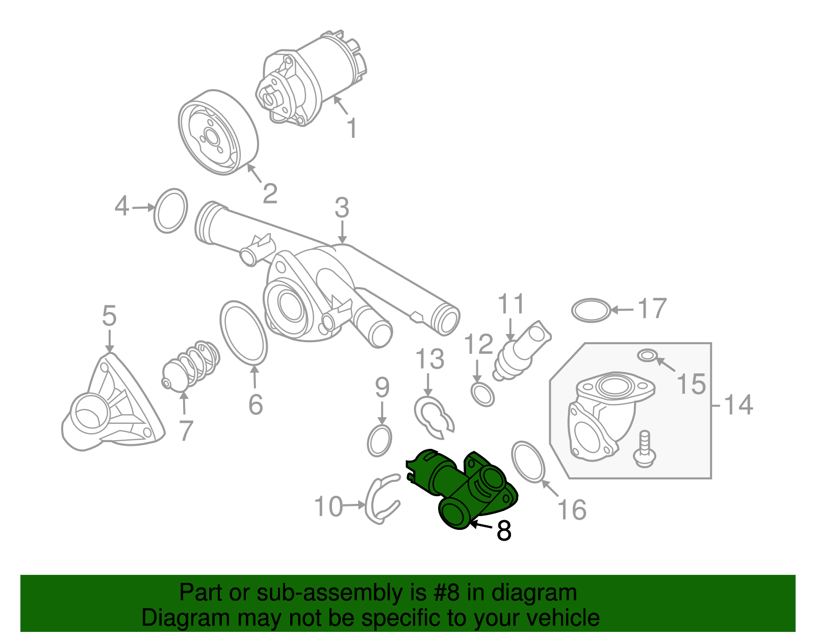 2007-2010 Audi Q7 Adapter 03H-121-133 | Audi USA Parts
