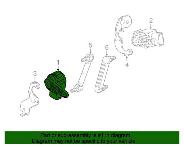 37-14-6-853-754 - Headlight Level Sensor 2006-2015 BMW ...