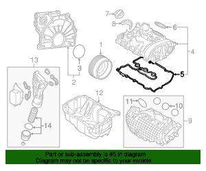 11128618515 - 2014-2020 BMW i8 Valve Cover Gasket (11-12-8-618-515 ...