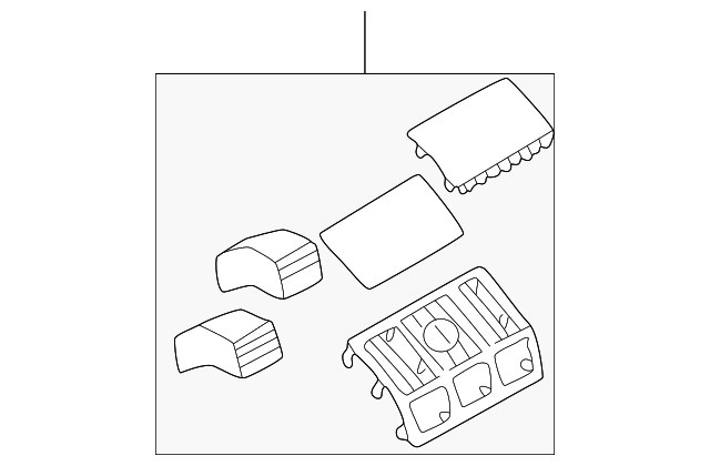 463-680-75-08 - Speaker Grille 2002-2012 Mercedes-Benz | Mercedes-Benz ...
